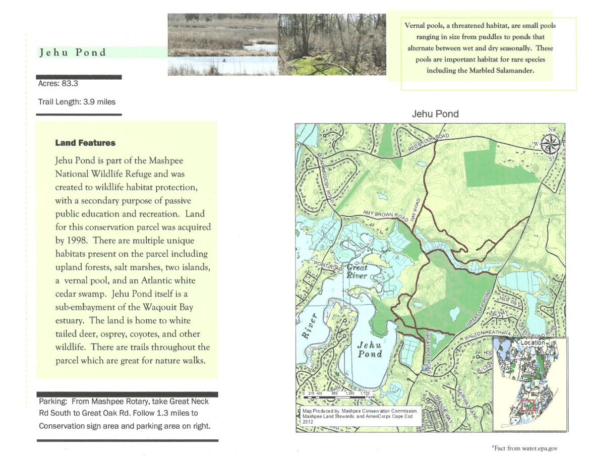 Jehu Pond | Friends of Mashpee National Wildlife Refuge
