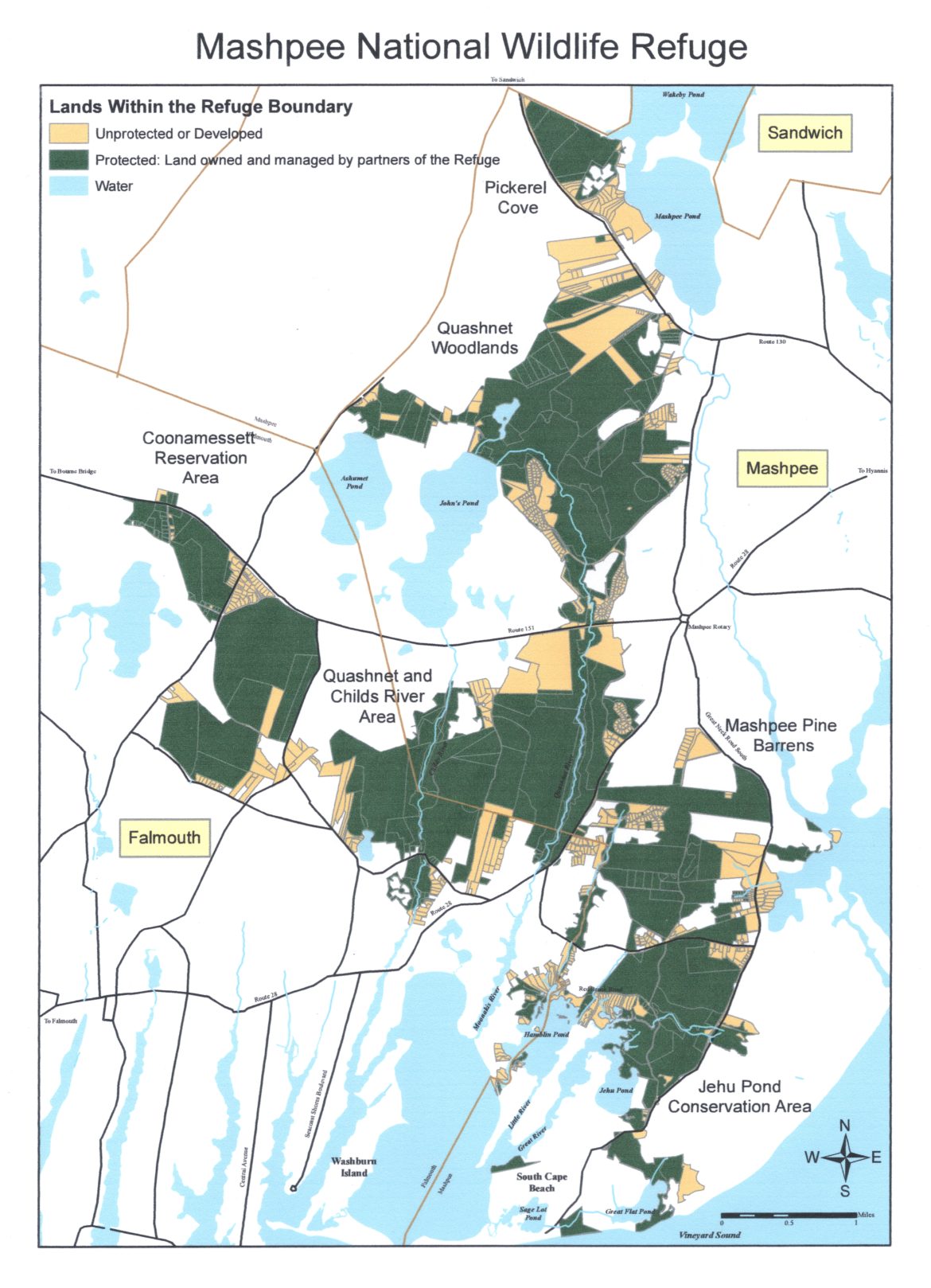MNWR Map | Friends of Mashpee National Wildlife Refuge